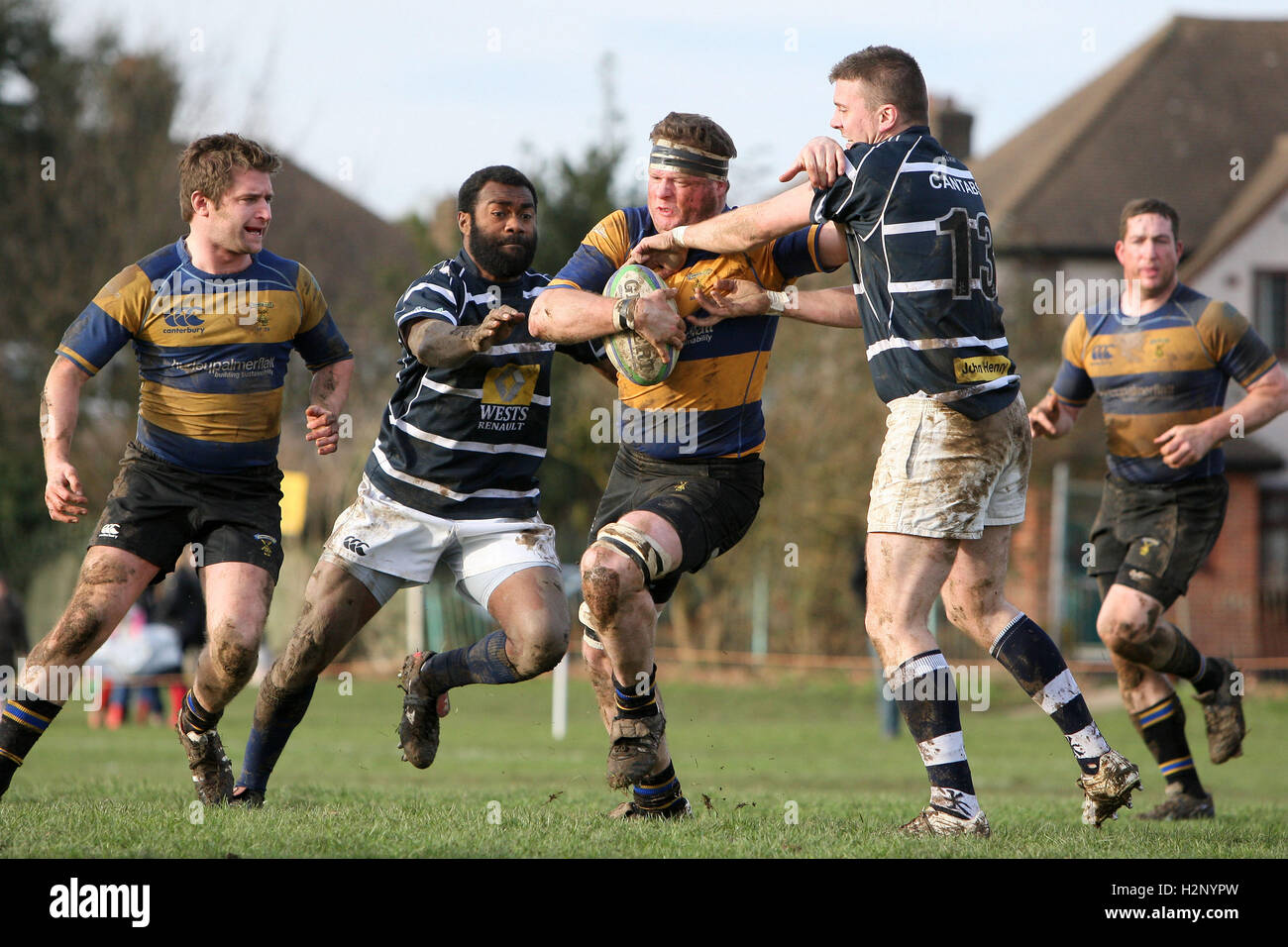 Upminster go over for their first try - Upminster RFC vs Cantabrigian ...