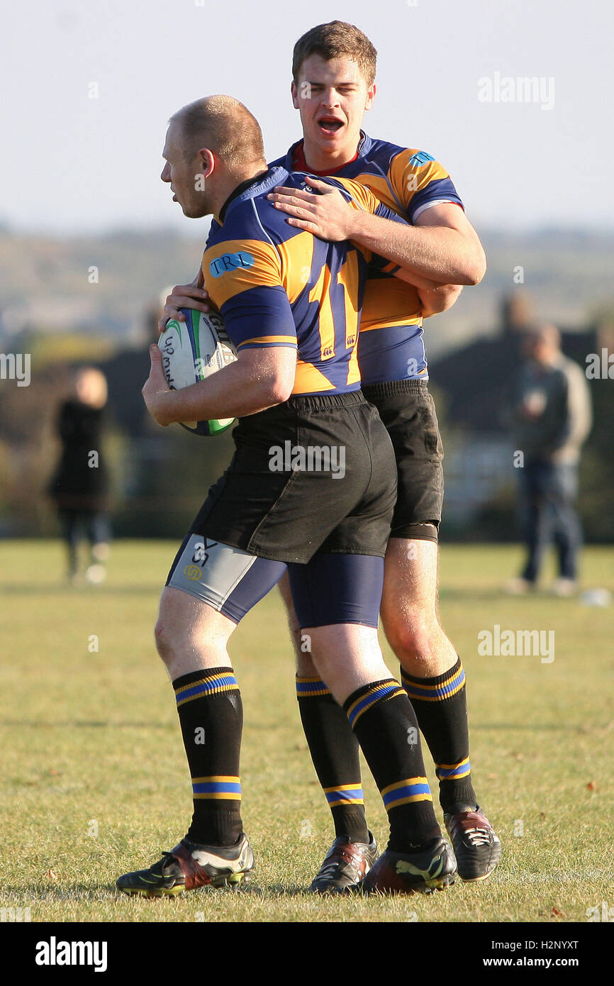 Upminster score their second try - Upminster RFC vs Wanstead RFC ...