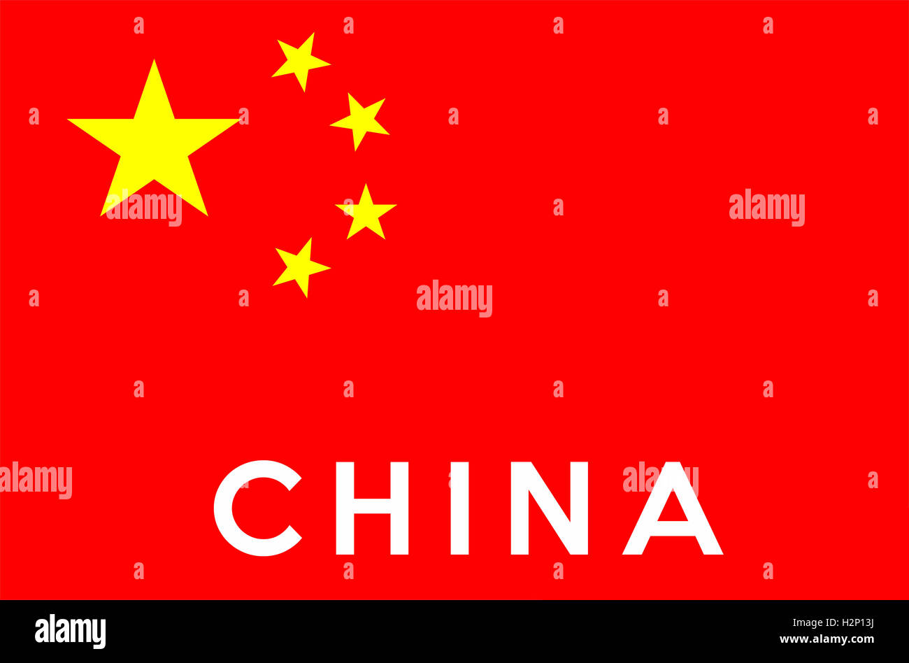 flag of china Stock Photo - Alamy