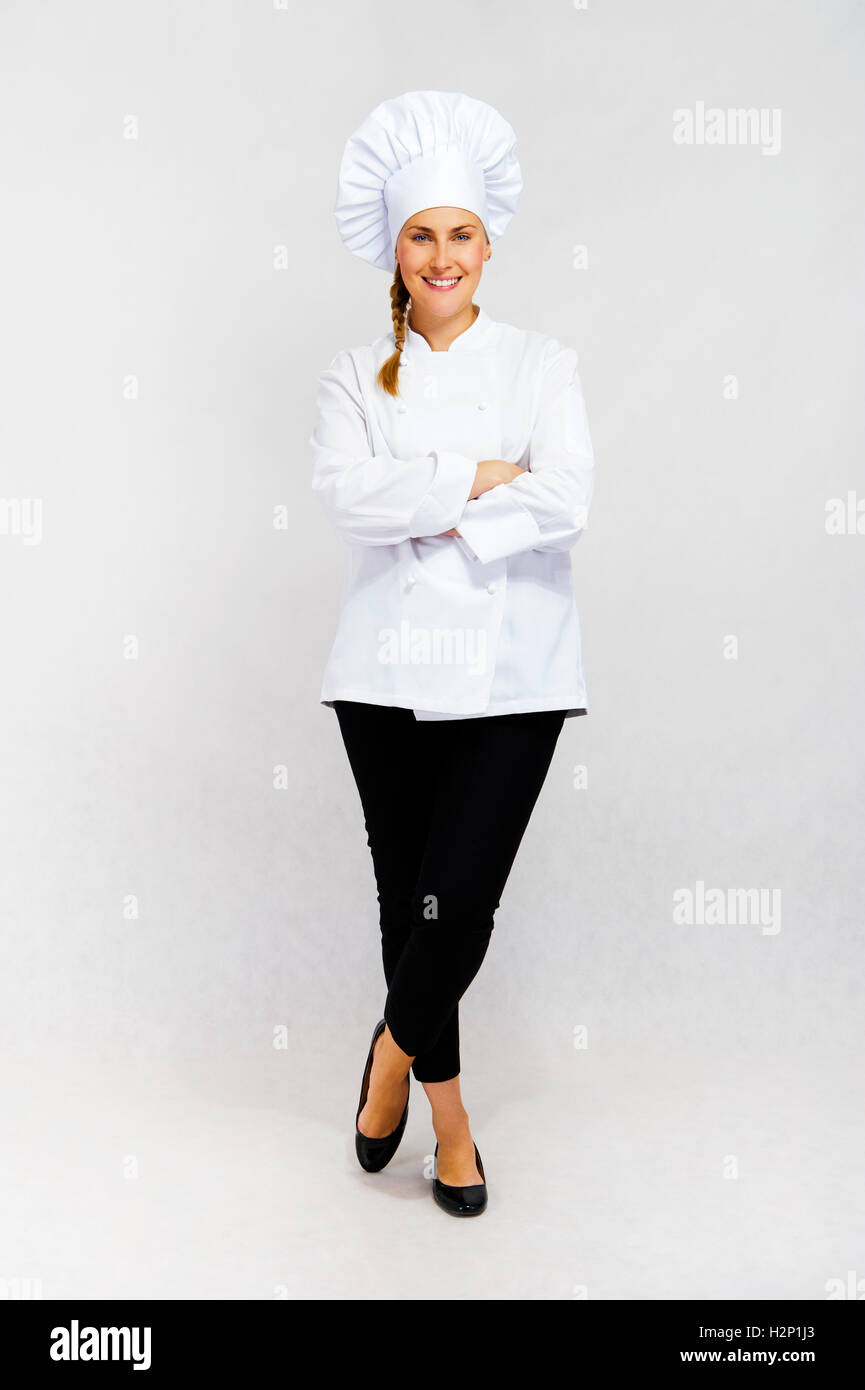 Chef full uniform hi-res stock photography and images - Alamy