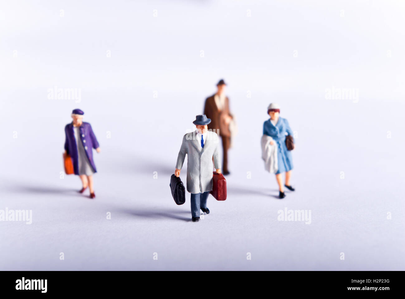 miniature man on travel Stock Photo - Alamy