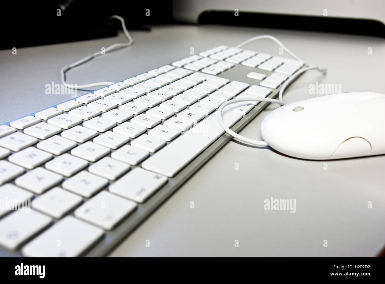 keyboard with mouse in one Stock Photo - Alamy