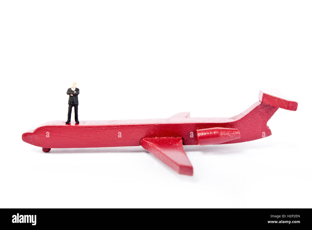 Man woman plane Cut Out Stock Images & Pictures - Alamy