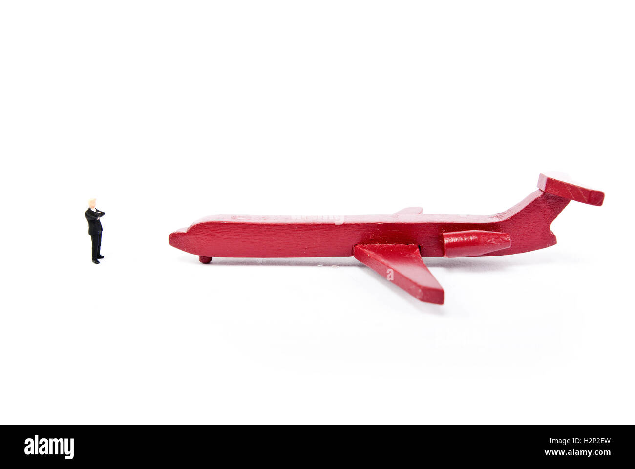 Man woman plane Cut Out Stock Images & Pictures - Alamy