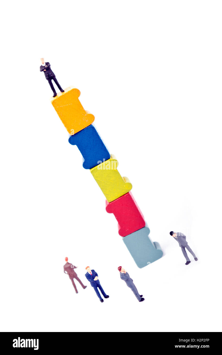 Little man high man Cut Out Stock Images & Pictures - Alamy