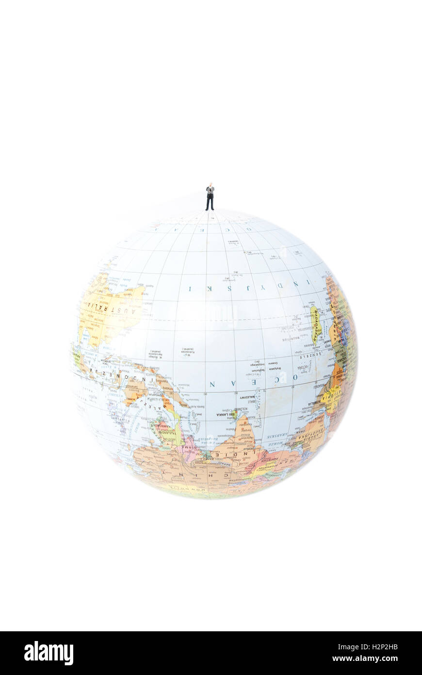 Miniature woman man standing Cut Out Stock Images & Pictures - Alamy