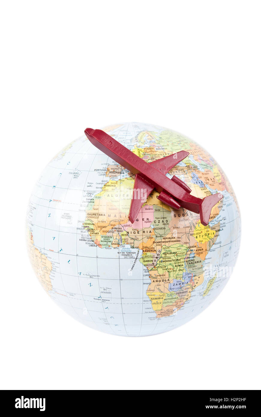 Airplane fly in blue Cut Out Stock Images & Pictures - Alamy