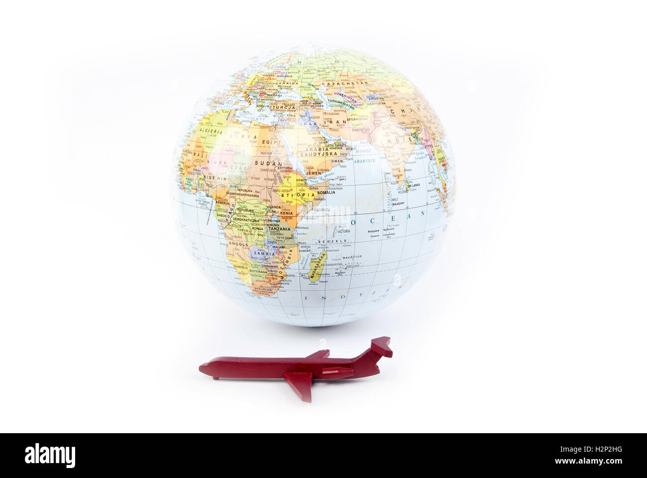 Red plane air transport Cut Out Stock Images & Pictures - Alamy