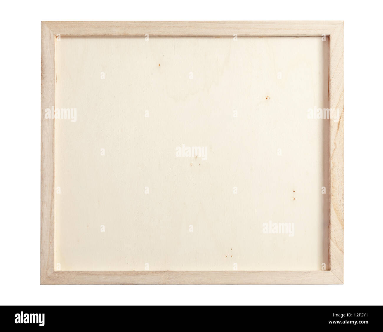 Wood frame isolated on white background Stock Photo - Alamy
