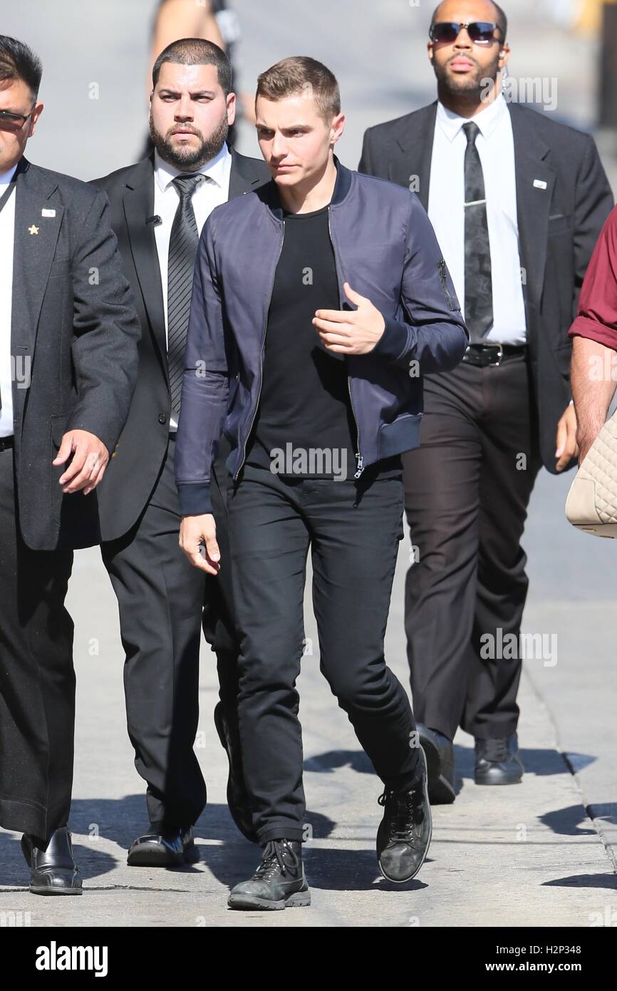 Dave Franco seen arriving at the ABC studios for 'Jimmy Kimmel Live ...