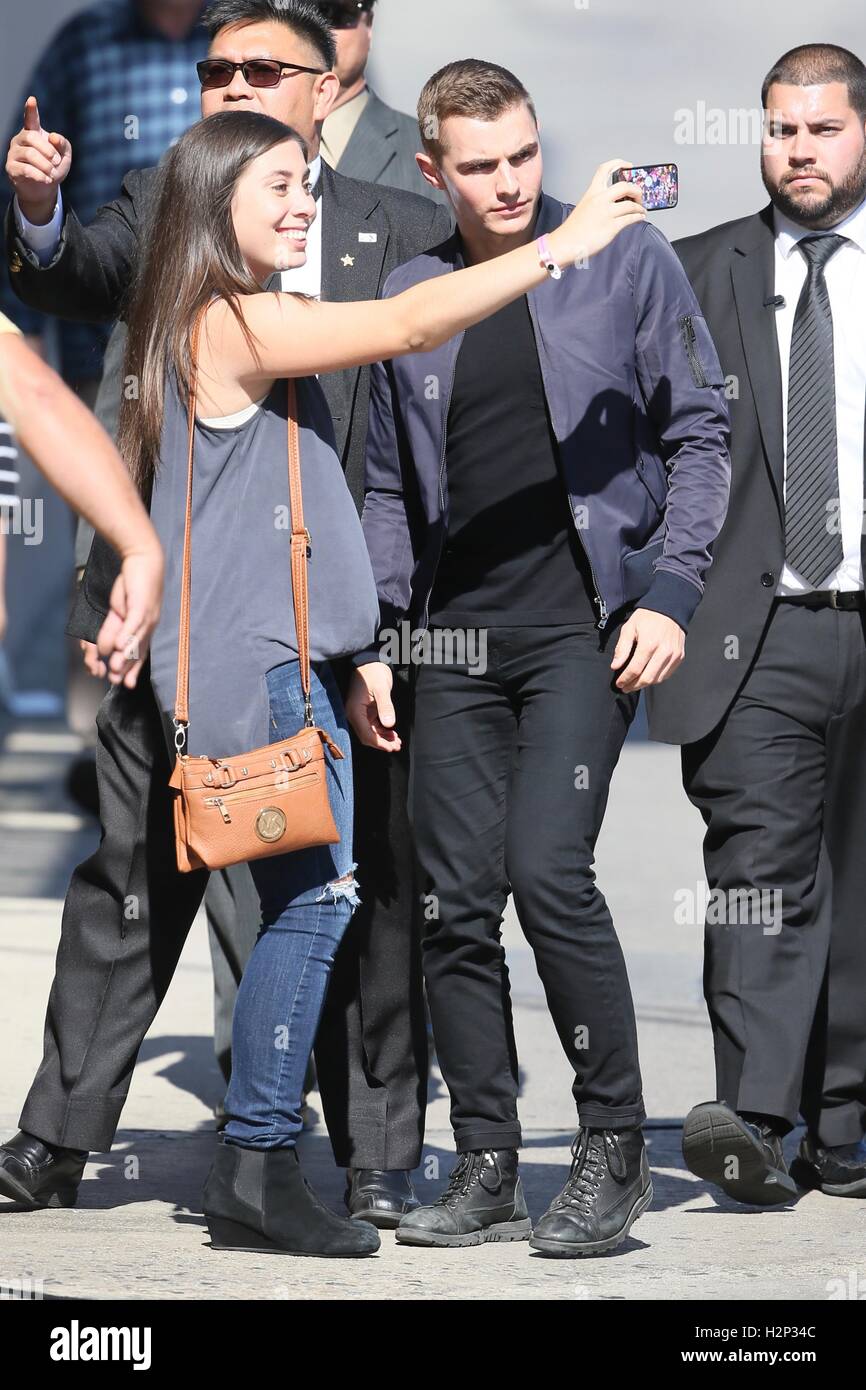 Dave Franco seen arriving at the ABC studios for 'Jimmy Kimmel Live ...