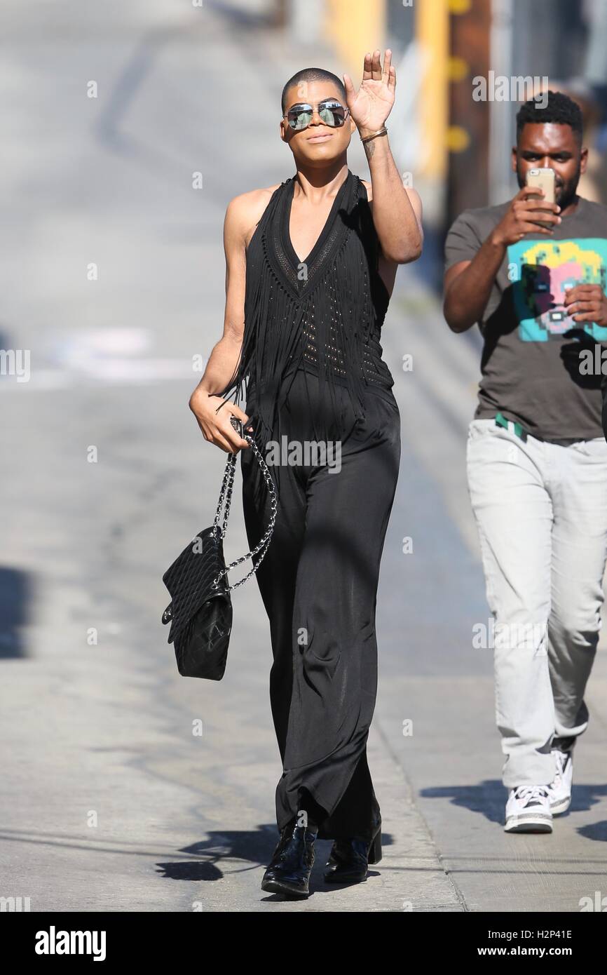 EJ Johnson seen arriving at the ABC studios for 'Jimmy Kimmel Live ...