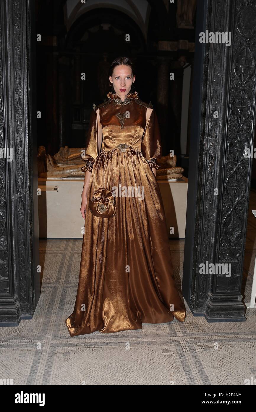 London Fashion Week at Science museum Stock Photo - Alamy