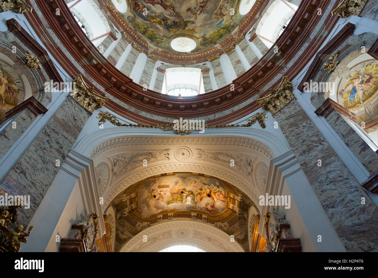 Dome painting karlskirche hi-res stock photography and images - Alamy