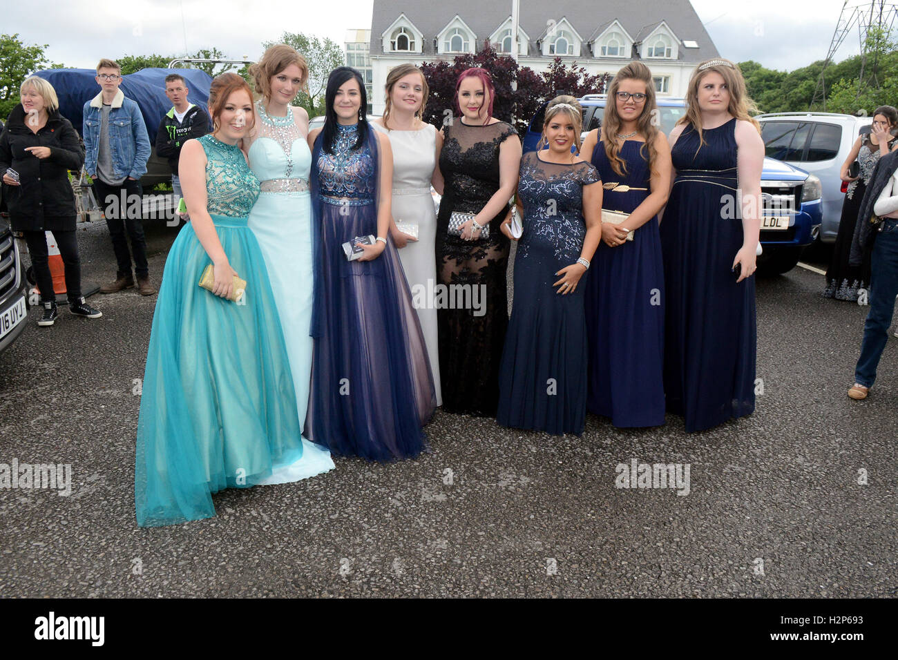 Youngsters enjoy a end of year school prom. Proms are becoming ever ...