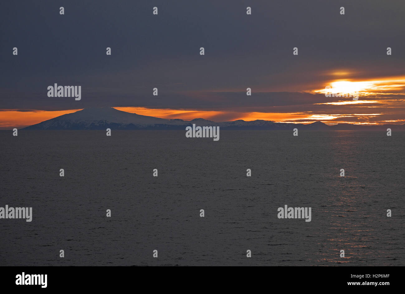 Snæfell, a 1446m high dormant volcano, and the Snæfellsnes Peninsular ...