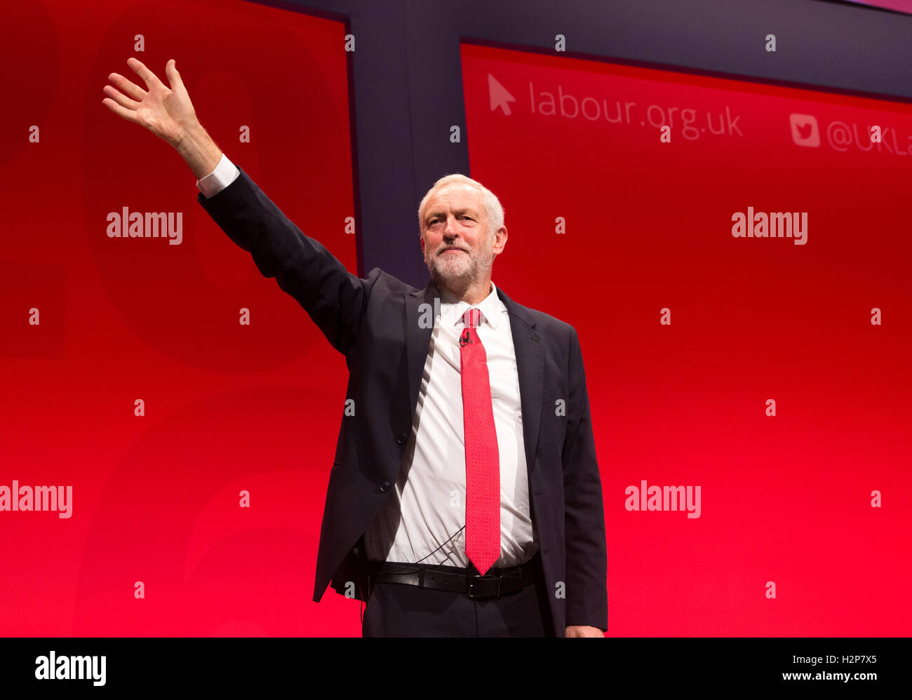 Labour leader,Jeremy Corbyn, delivers his keynote speech to the Labour ...