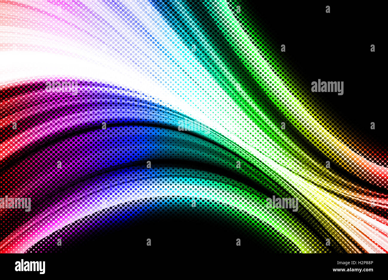 abstract multicolor background and digital wave with motion blur Stock ...