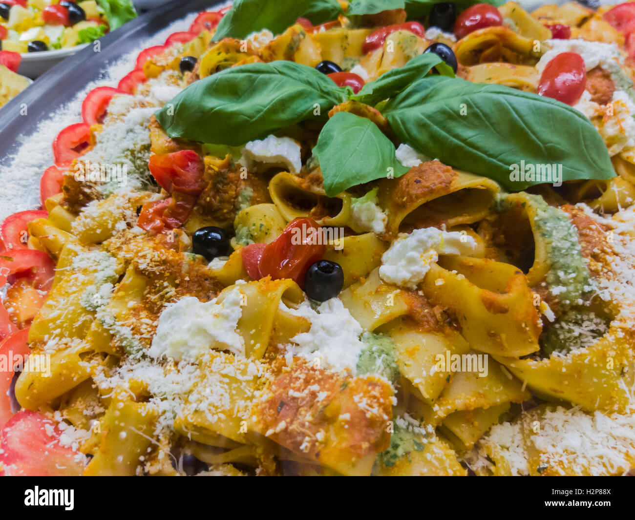 Top view italian food hi-res stock photography and images - Alamy