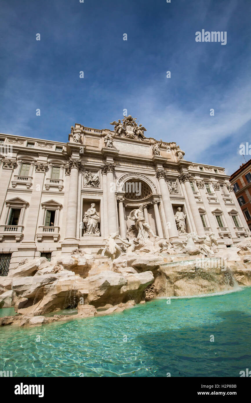 View at Trevi Fountain in Rome, Italy Stock Photo - Alamy
