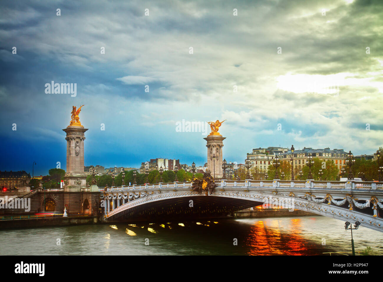 Bridge of Alexandre III, Paris, France Stock Photo - Alamy