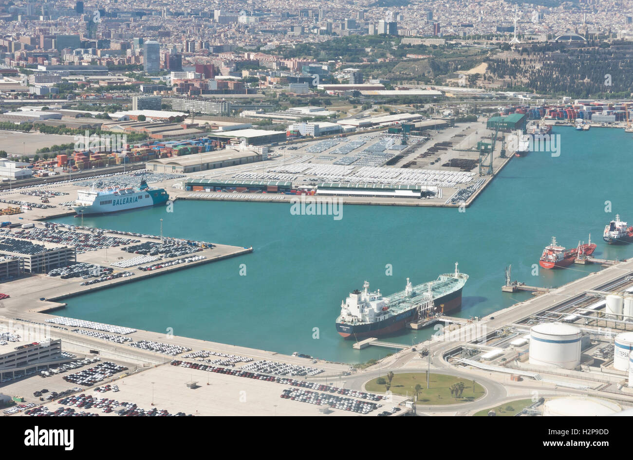 Port of Barcelona - logistics port area in Barcelona. Has more than ...