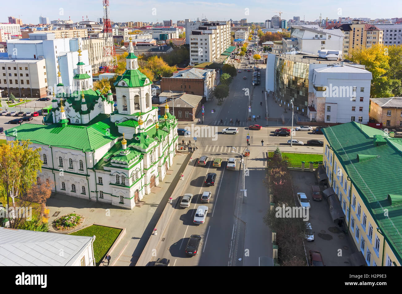 Church of Saviour in Tyumen, Russia Stock Photo - Alamy