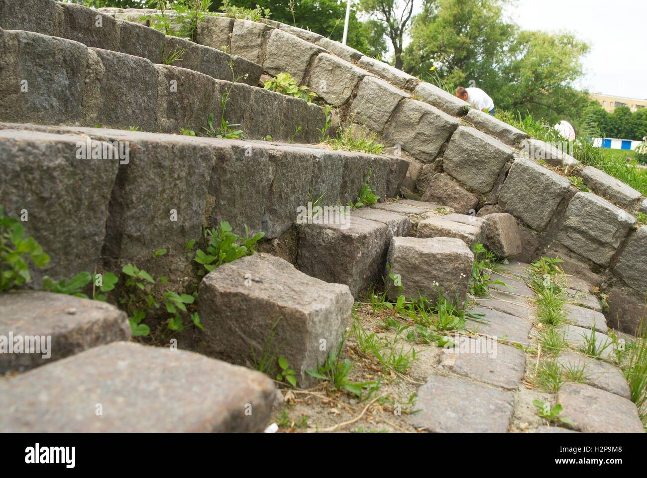 Ancient stone stairs Stock Photo - Alamy