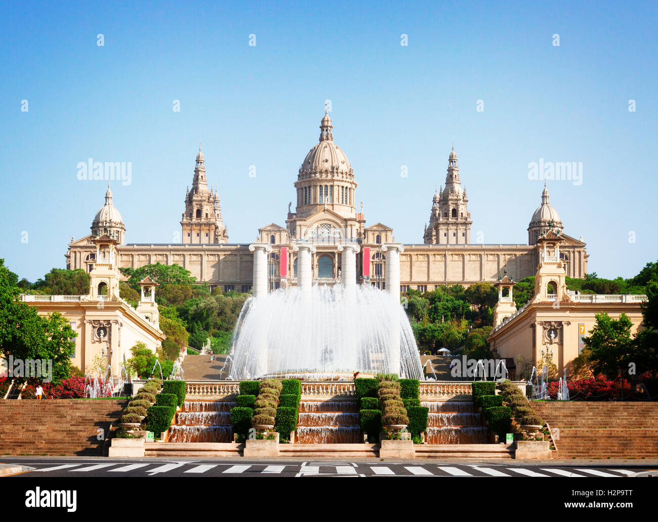 Square of Spain, Barcelona Stock Photo - Alamy