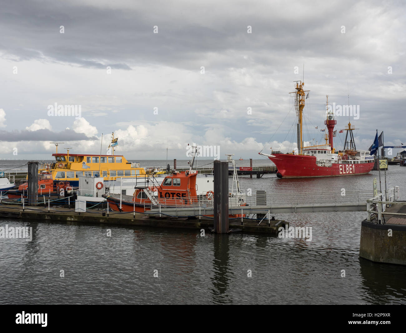 Cuxhaven at the german north sea Stock Photo - Alamy