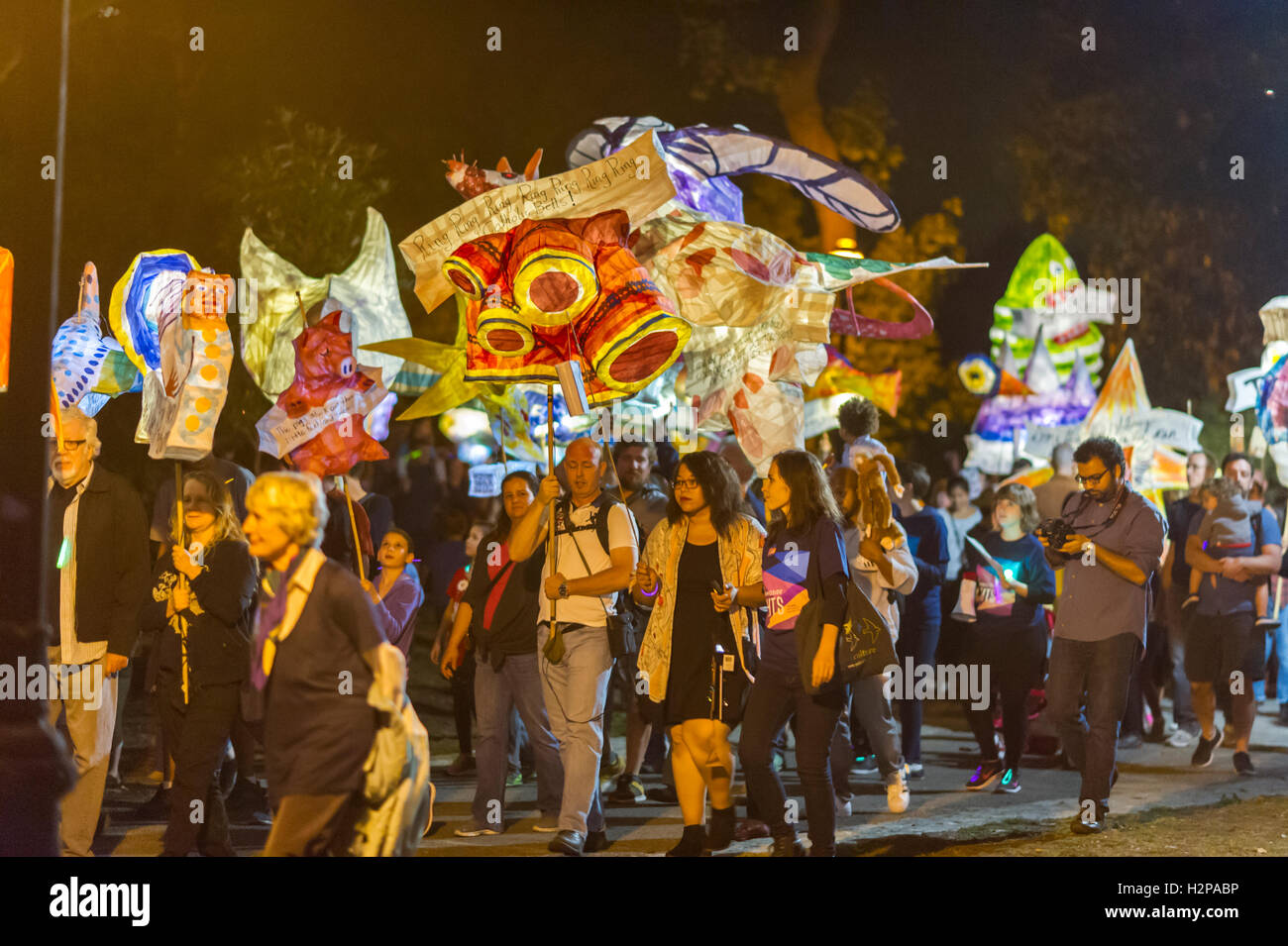 Local residents joined by Columbia University students and faculty ...