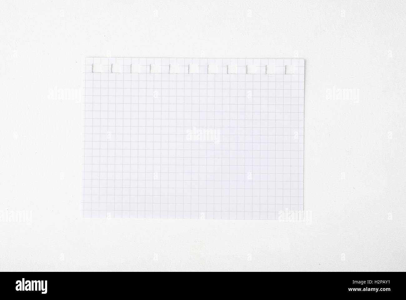 Blank tear off notebook hi-res stock photography and images - Alamy
