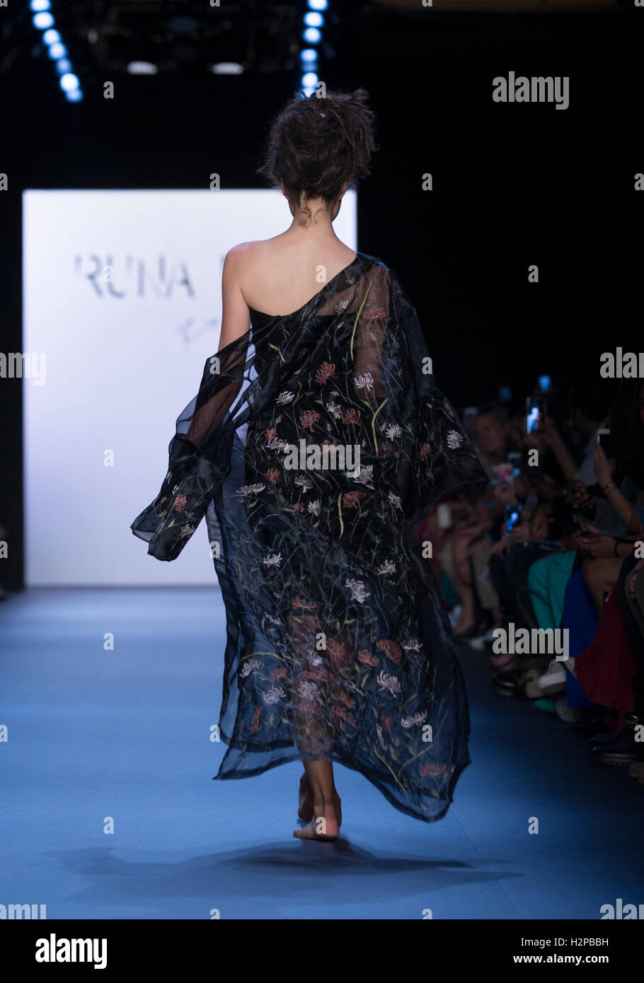 New York, NY USA - September 14, 2016: Model walks runway for ...