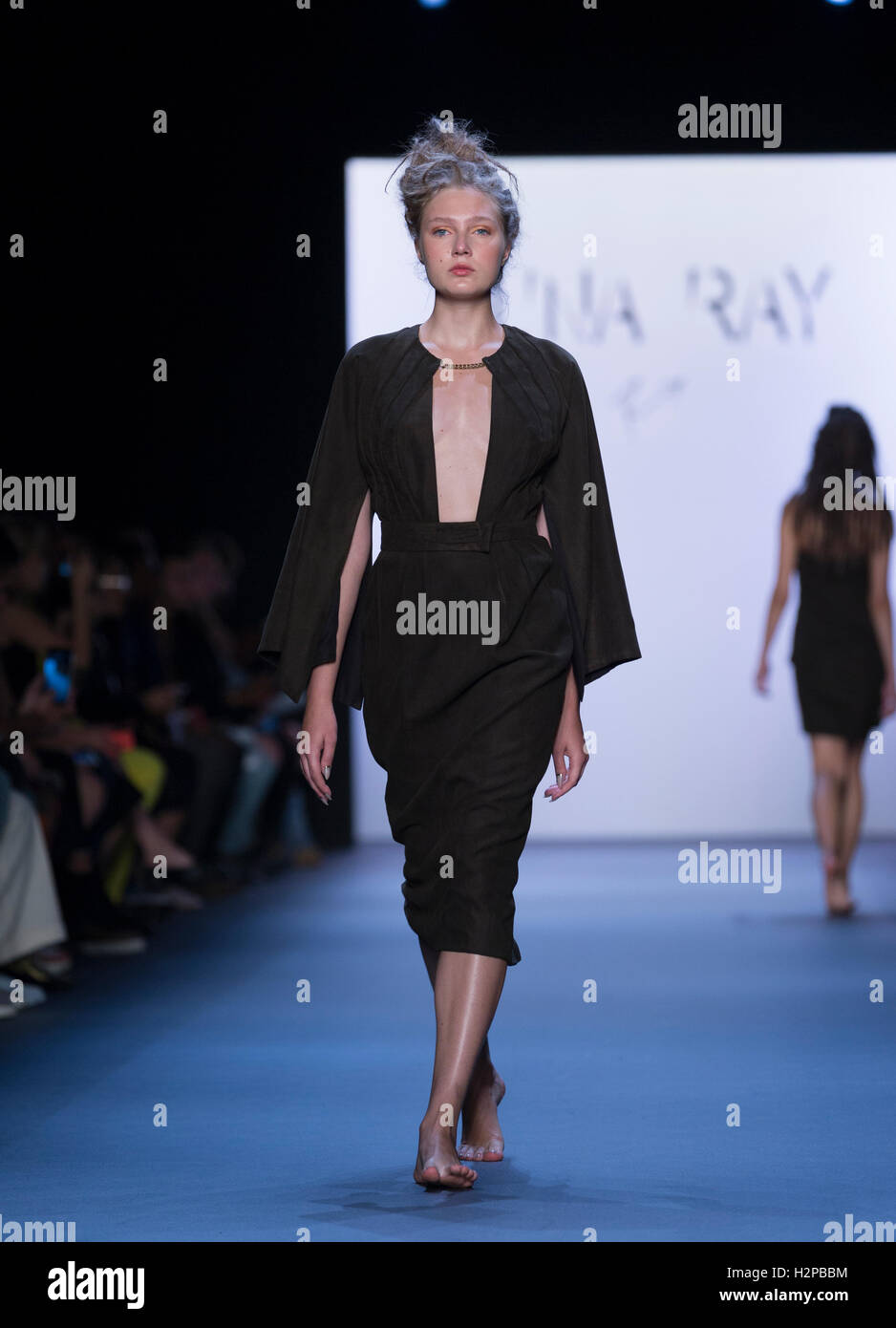 New York, NY USA - September 14, 2016: Model walks runway for ...