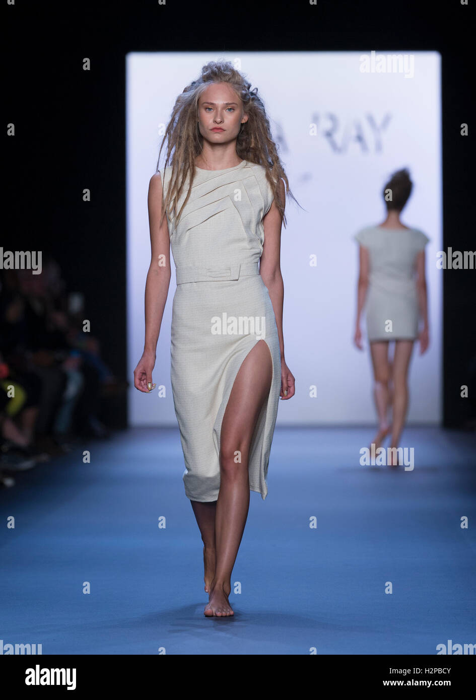 New York, NY USA - September 14, 2016: Model walks runway for ...