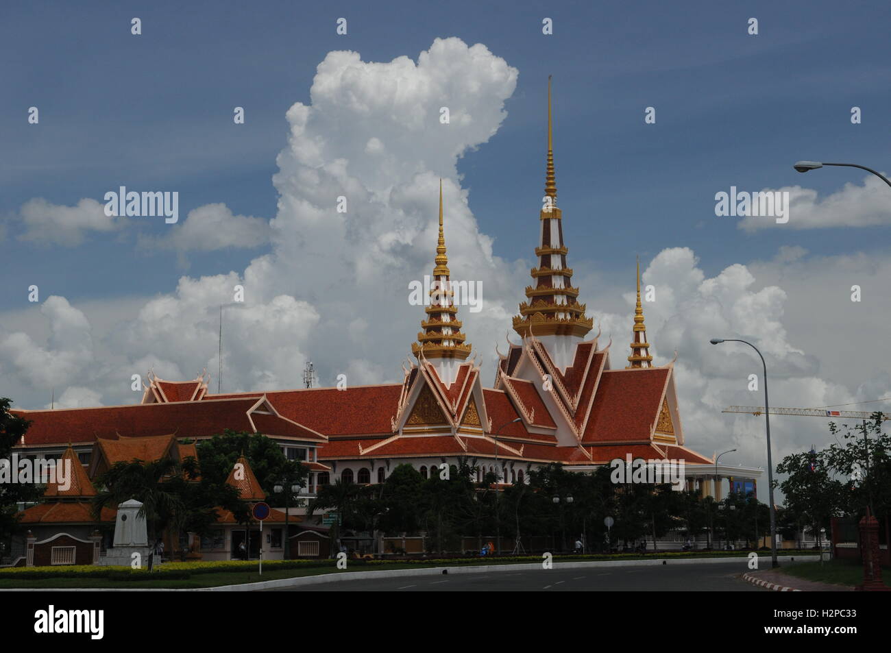 The National Assembly building in Phnom Penh, Cambodia. credit: Kraig ...