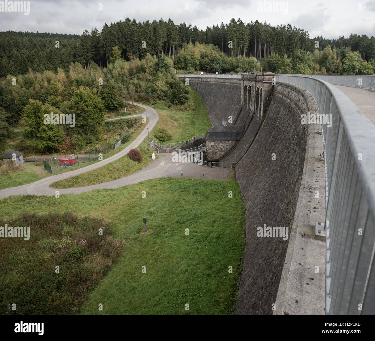 A water dam in Germany Stock Photo - Alamy