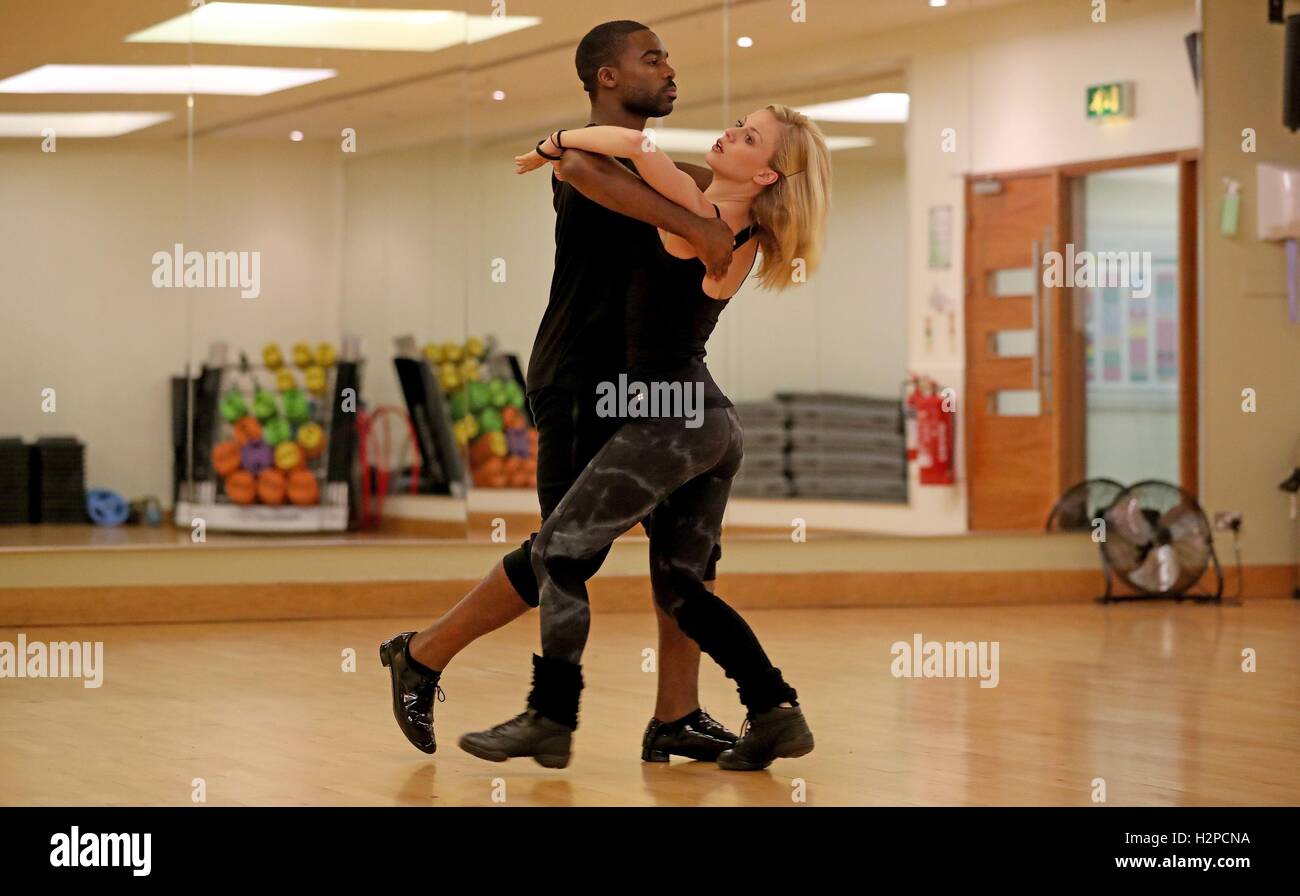 Strictly Come Dancing Contestants Ore Oduba and Joanne Clifton go ...