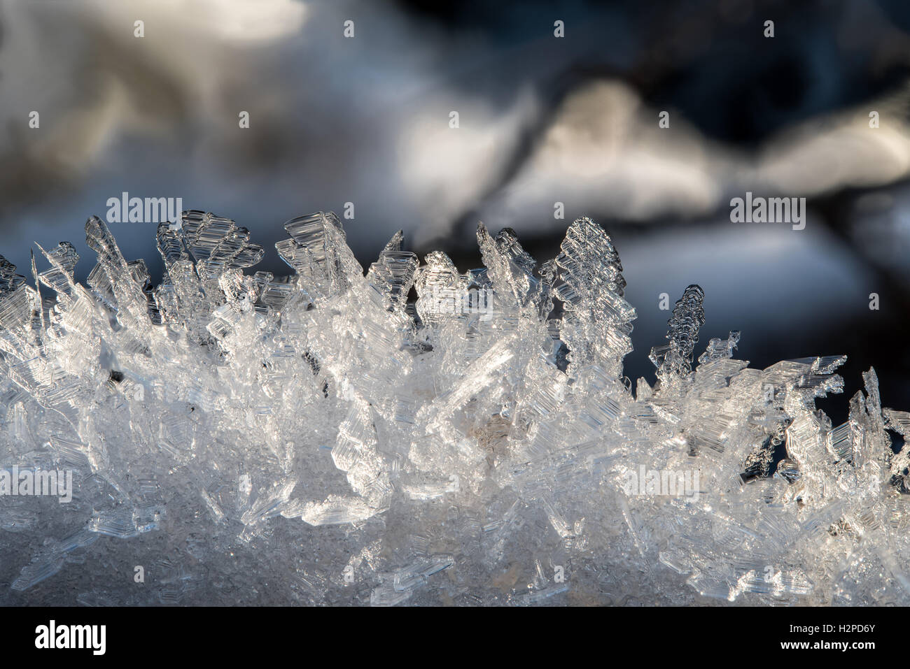 transparent ice crystals Stock Photo - Alamy