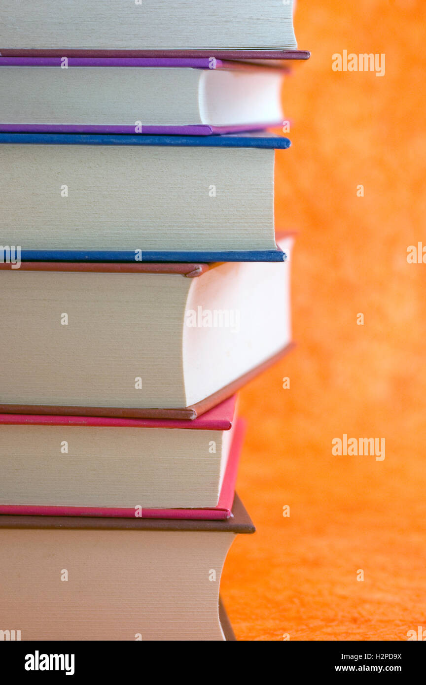 stack of books - world book day concept Stock Photo - Alamy