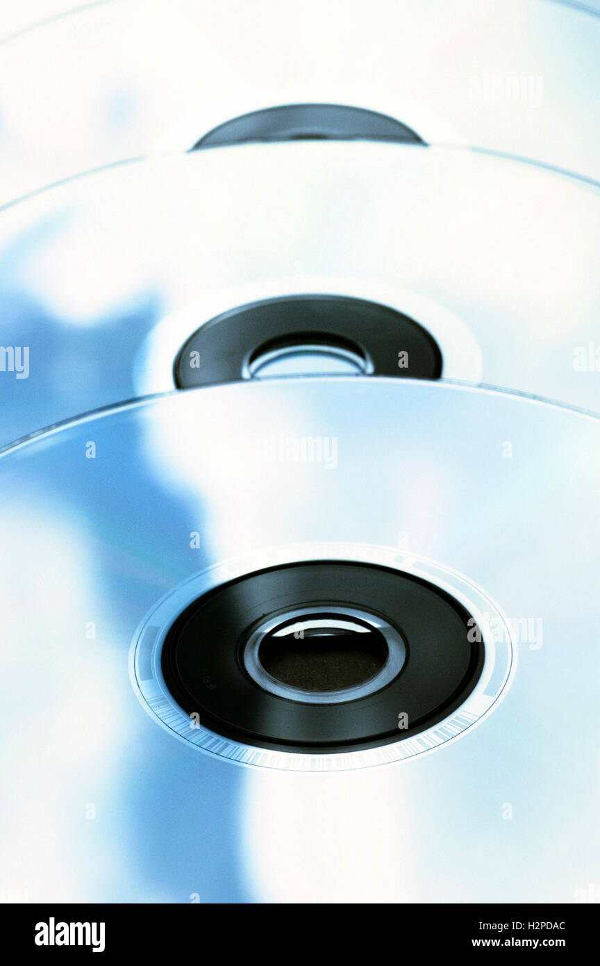 row of DVD discs Stock Photo - Alamy