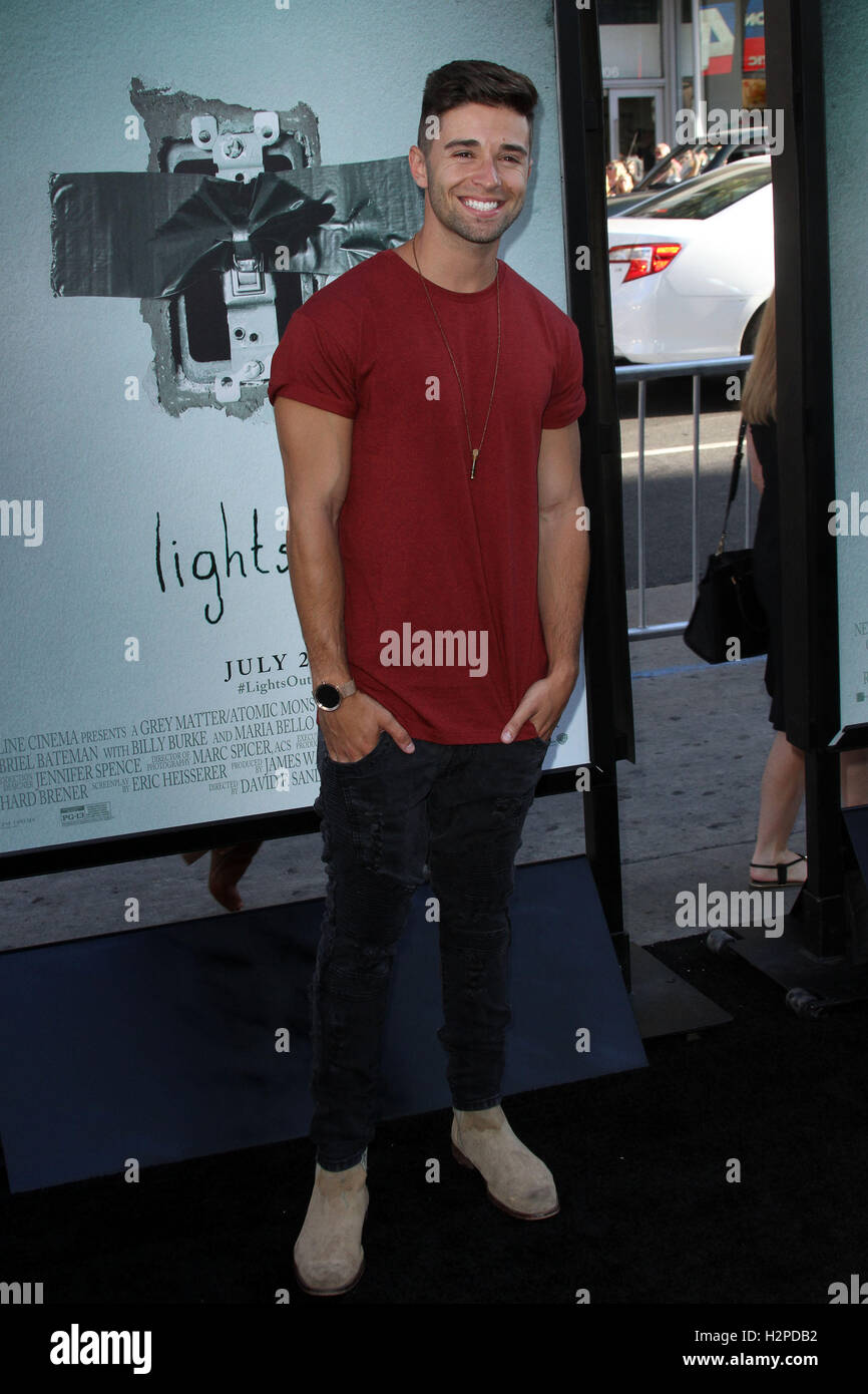 Los Angeles Premiere of 'Lights Out' held at the TCL Chinese Theatre ...