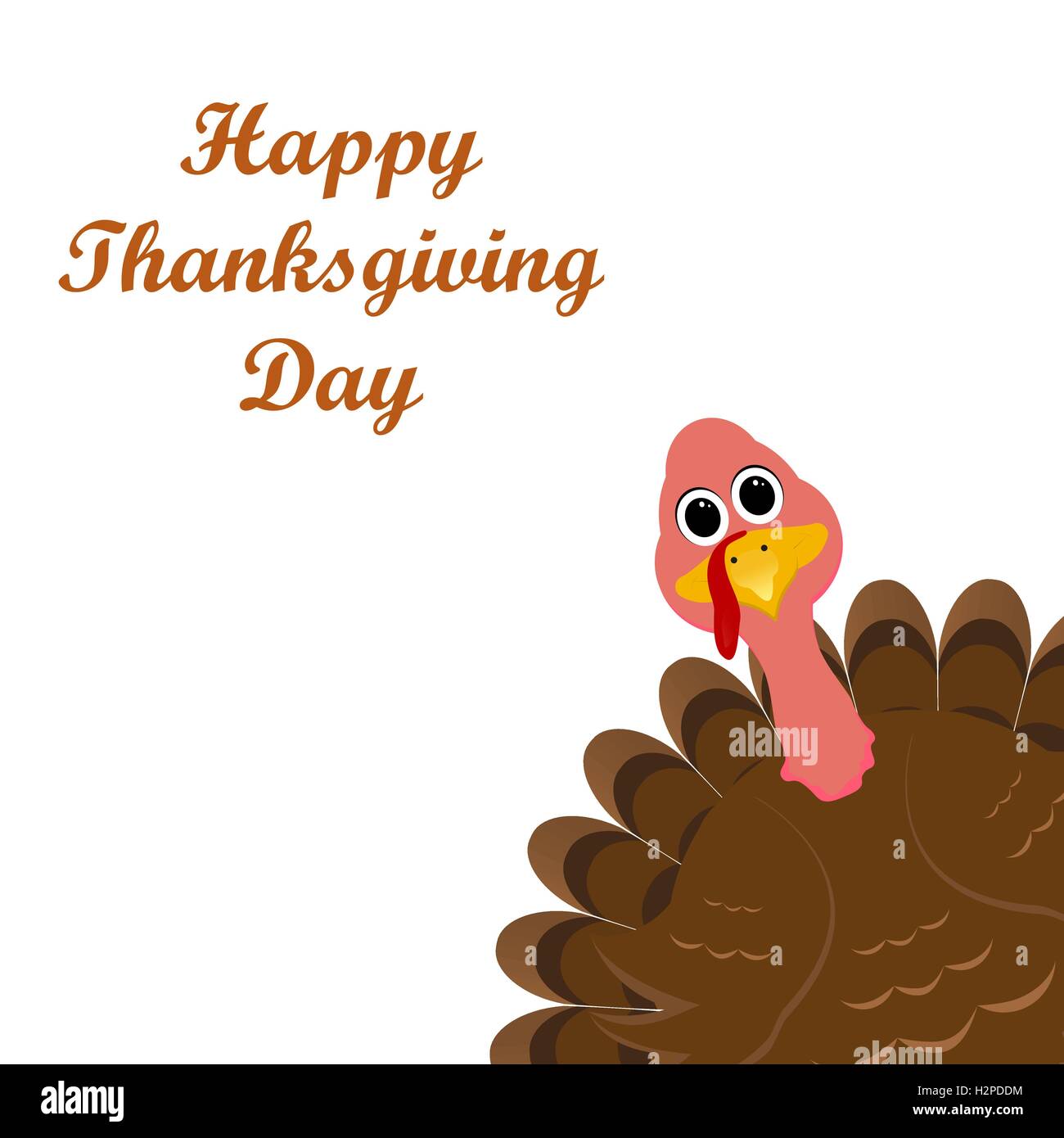 Happy thanksgiving drawing on Stock Vector Images - Alamy