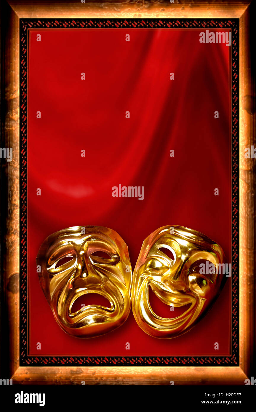 Comedy And Tragedy Masks High Resolution Stock Photography and Images ...