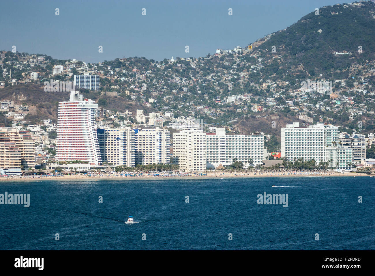 A view of the skyscraper riviera of Acapulco, Mexico Stock Photo - Alamy