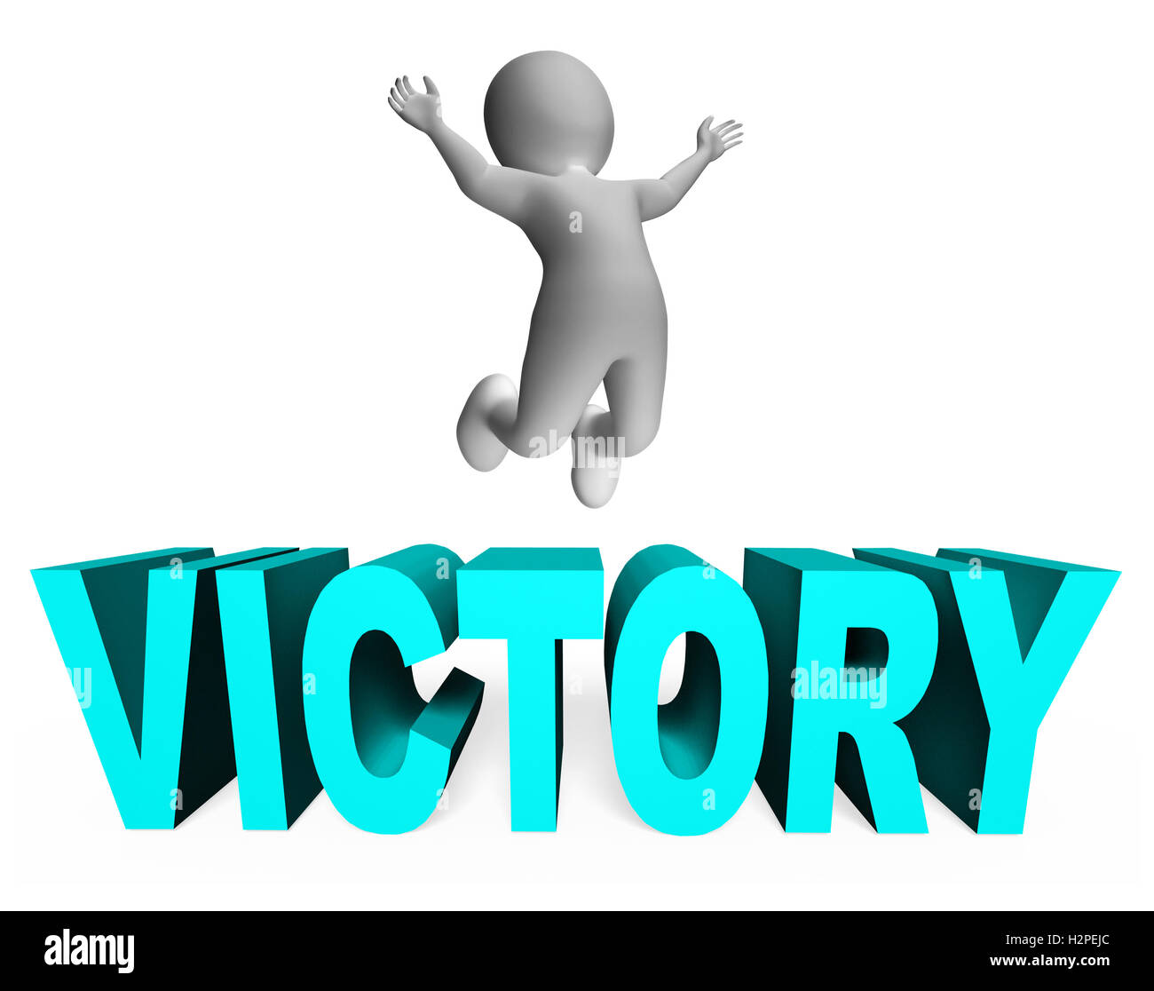 Victory character hi-res stock photography and images - Alamy