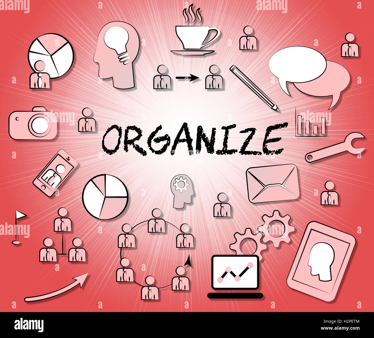 Organize Icons Indicating Structure Manage And Managed Stock Photo - Alamy Organize Icons Indicating Structure Manage And Managed Stock Photo - Alamy