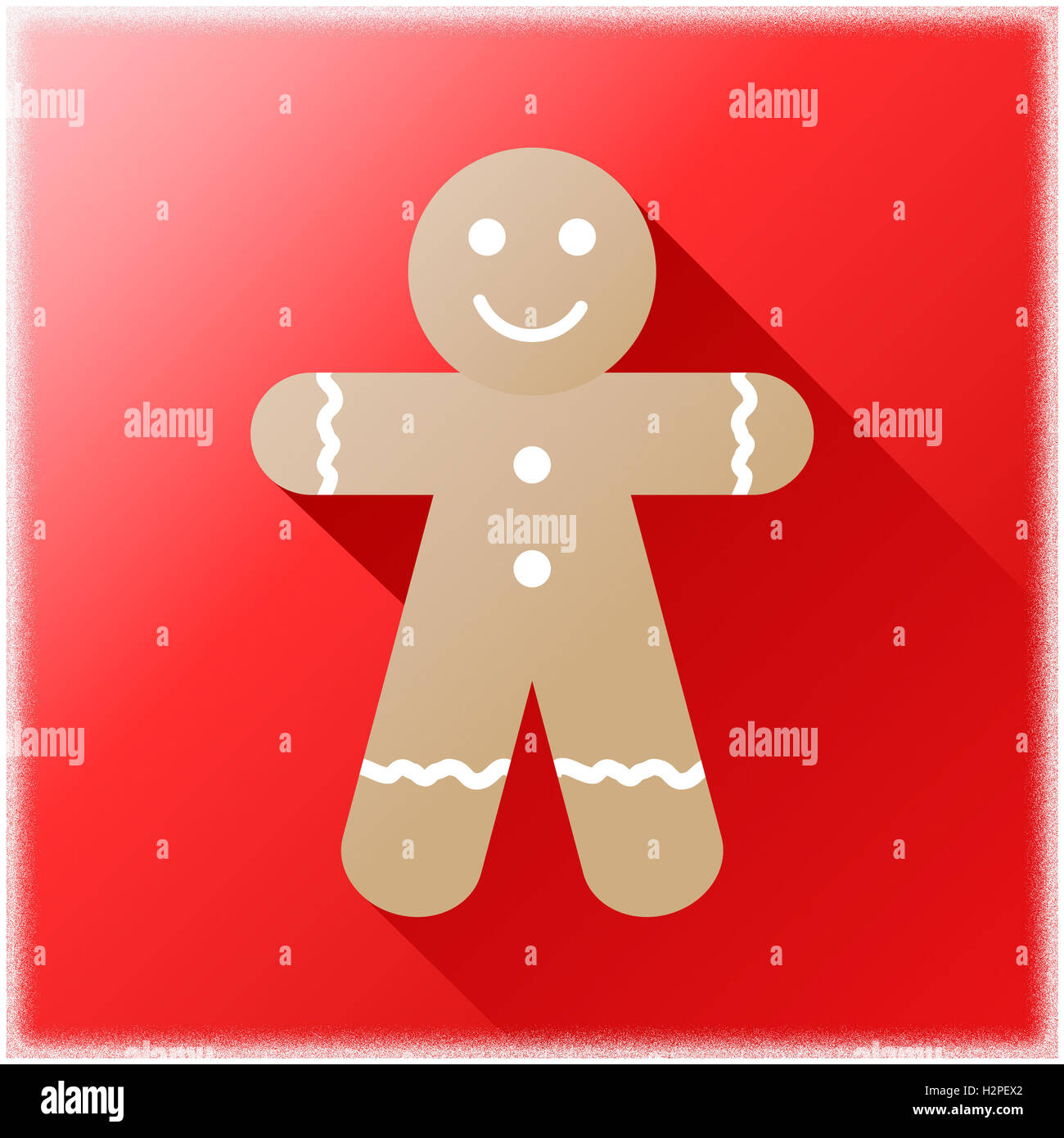 Gingerbread Icon Representing Home Baked And Sign Stock Photo - Alamy