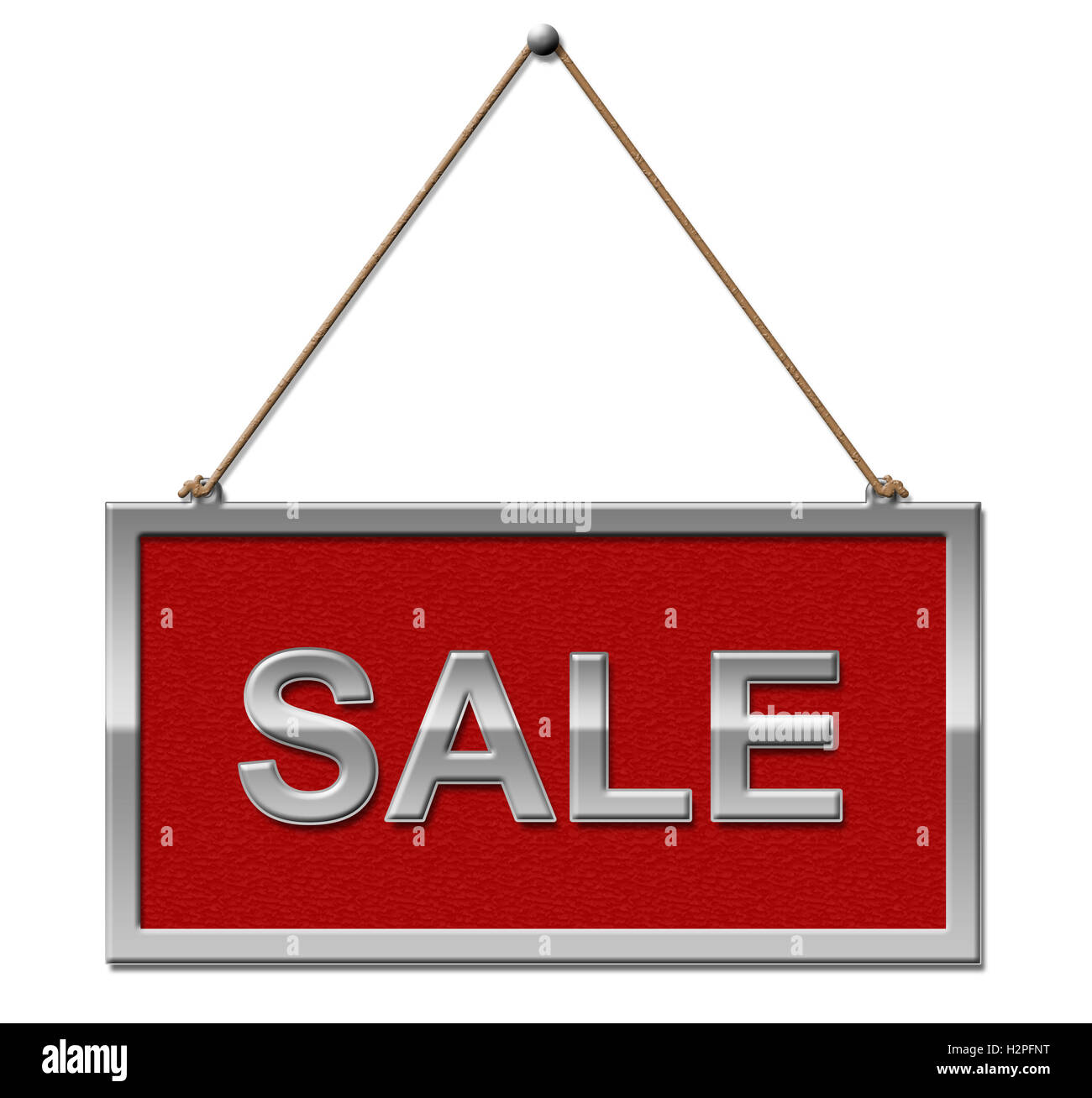 Sale Sign Representing Reduction Advertisement And Promotion Stock ...