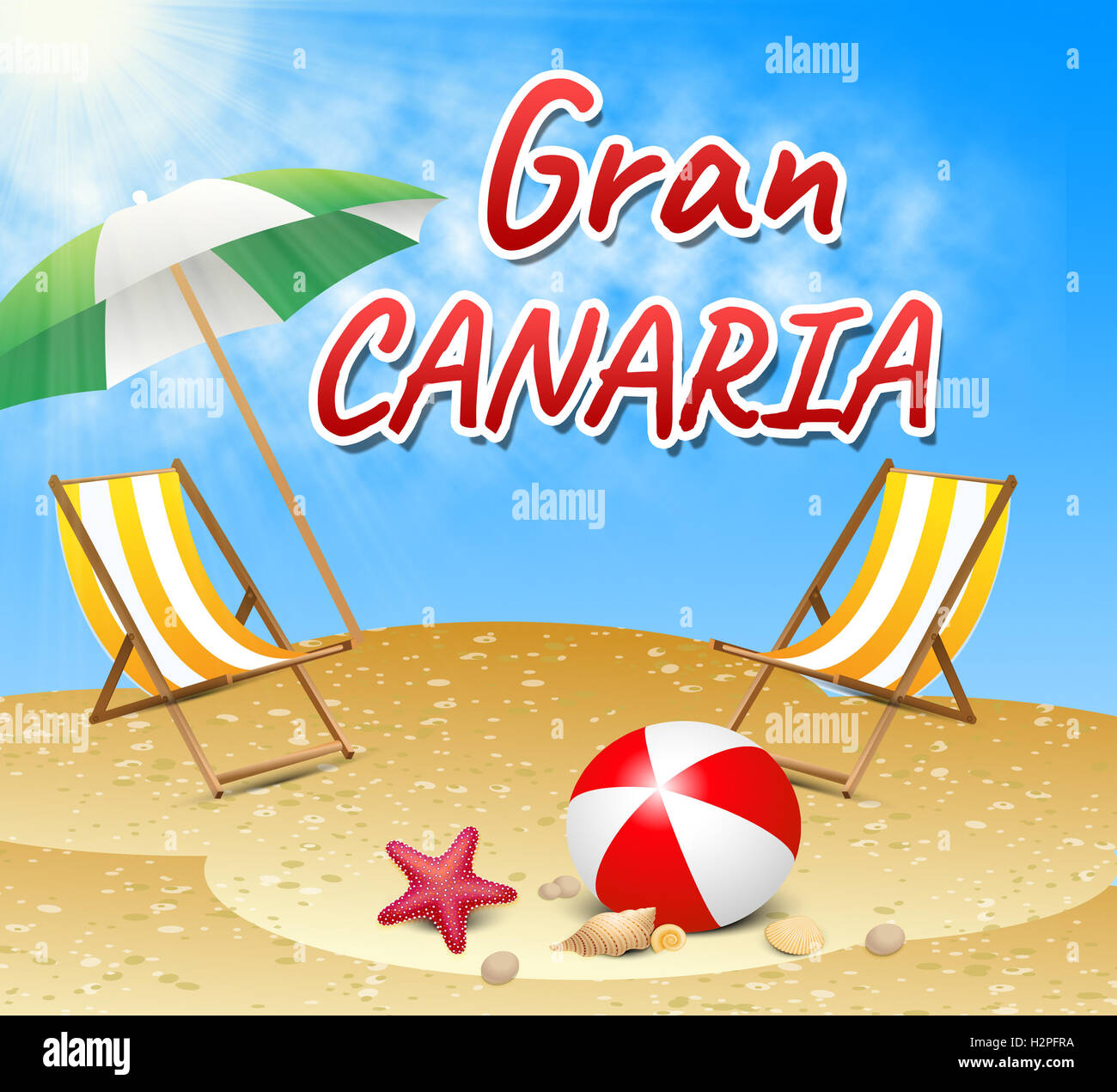 Gran Canaria Vacations Showing Summer Time And Vacationing Stock Photo ...